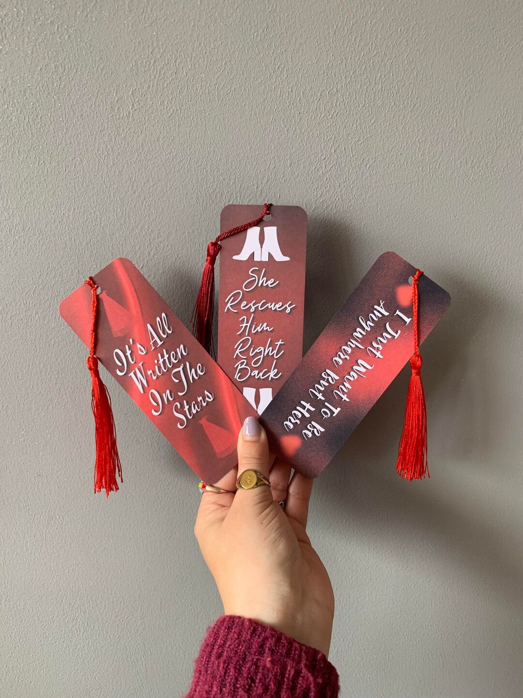 Set of 3 Pretty Woman the Musical Quote Song Lyric Bookmarks | She ...