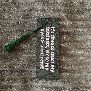 Set of 4 Wicked Musical Quote Song Lyric Bookmarks | I'm Not That Girl ...