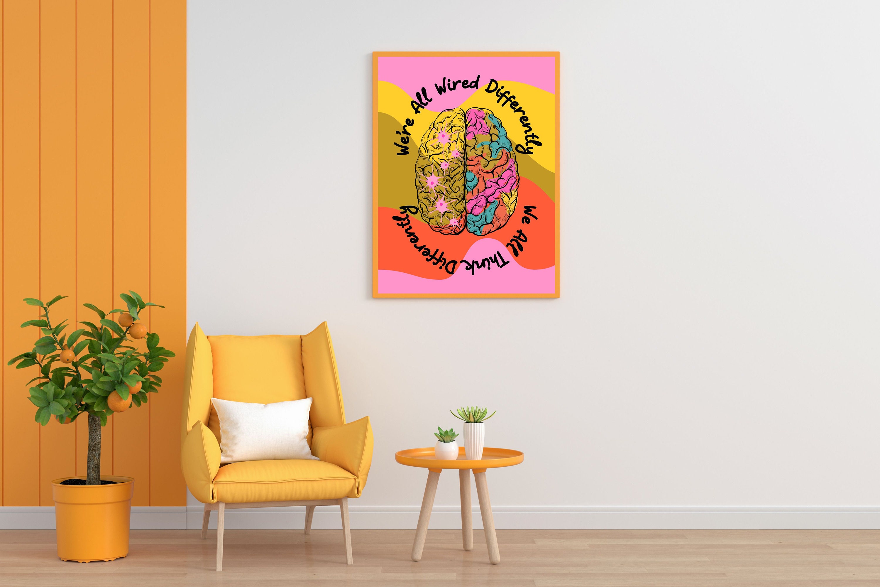 Neurodiversity Quote Wall Art Print | Autism Gift, ADHD Gift, Autistic ...
