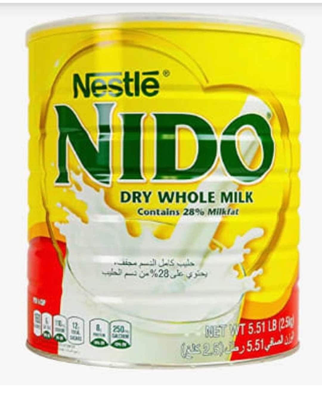 Nestle NIDO Dry Whole Milk 2500g - Etsy