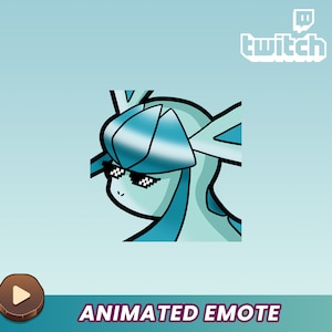 Animated Glaceon Pokemon Emote for Twitch, Discord, & Youtube - Etsy