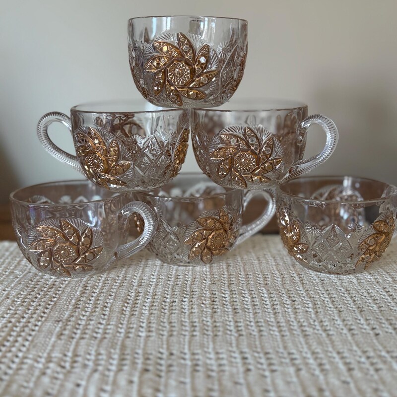 Vintage Punch Cups - Etsy