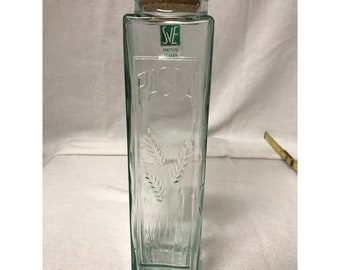 Italian Glass Canister | Etsy