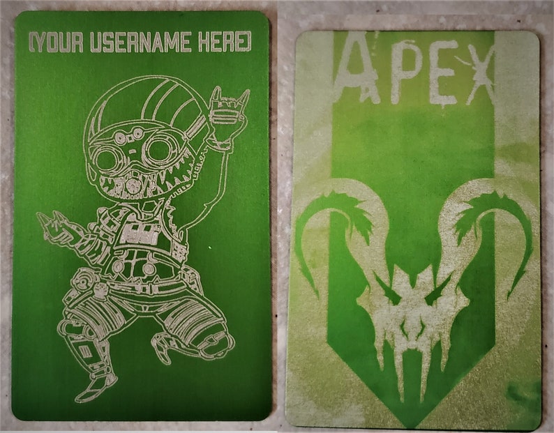 Octane Apex Legends Predator Invitation Aluminum Card - Etsy