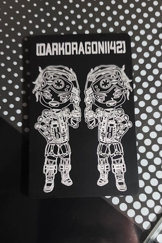 Mirage Apex Legends Predator Invitation Aluminum Card - Etsy