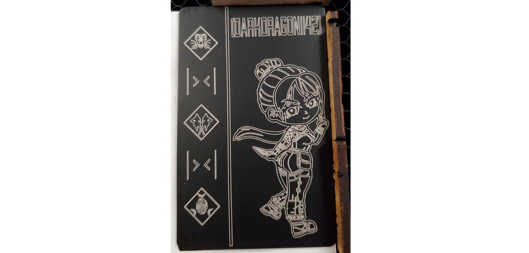 Wraith Banner - Apex Legends Predator Invitation Aluminum Card! - Etsy