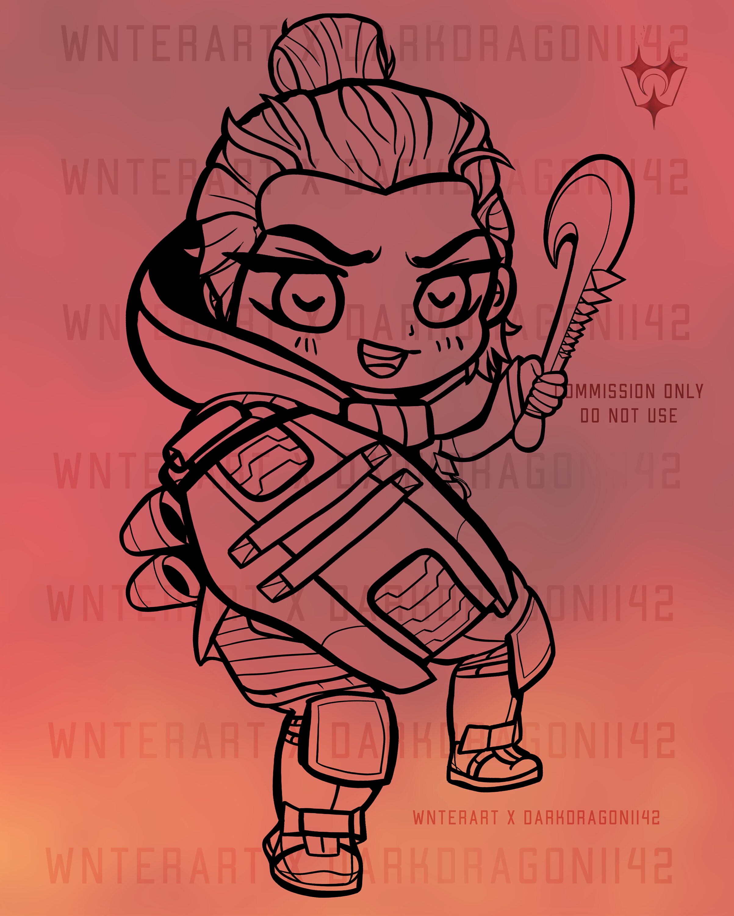 Gibraltar Apex Legends Predator Invitation Aluminum Card - Etsy