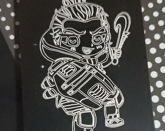 Loba Apex Legends Predator Invitation Aluminum Card - Etsy