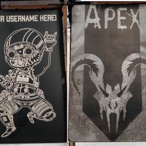 Octane Apex Legends Predator Invitation Aluminum Card - Etsy