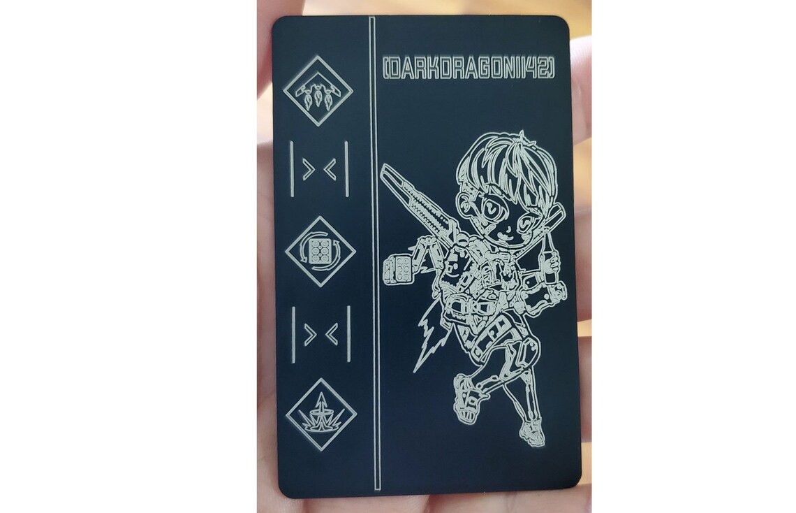 Valkyrie Banner - Apex Legends Predator Invitation Aluminum Card! - Etsy