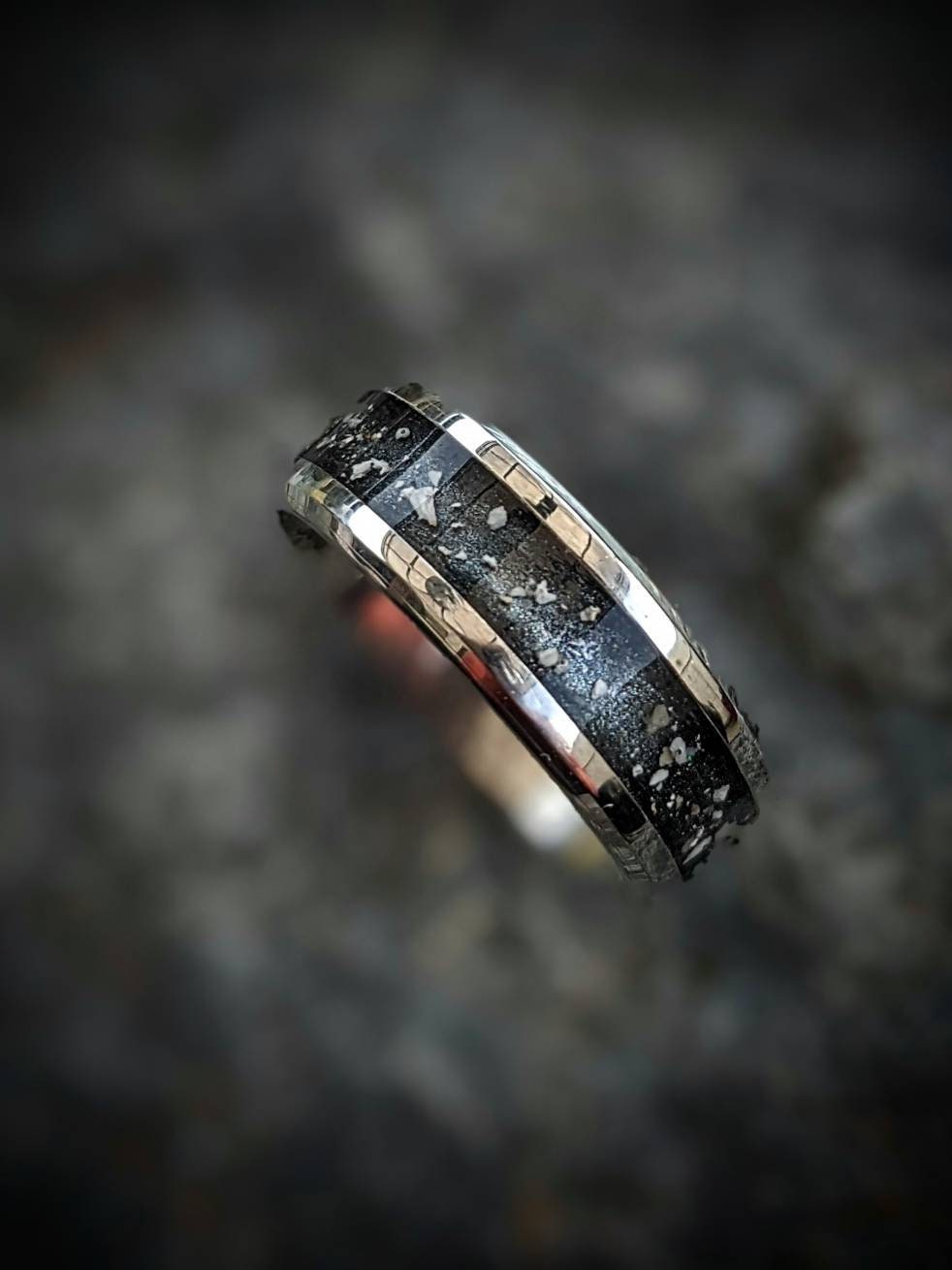 Men's Cremation Ashes Ring. Memorial Ring. Pet Ashes - Etsy UK