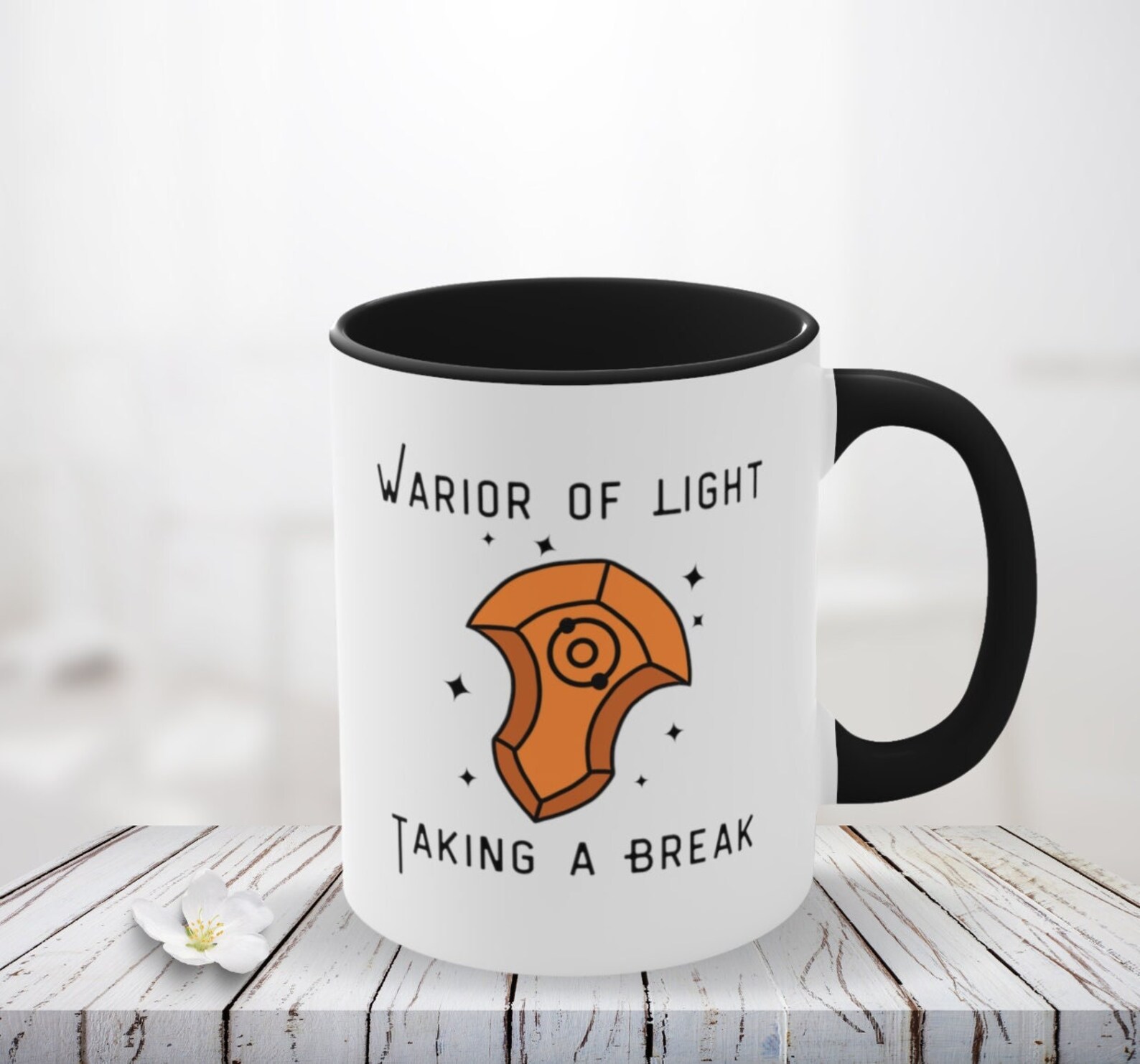 FFXIV Mug Final Fantasy XIV Mug FFXIV Warrior of Light - Etsy