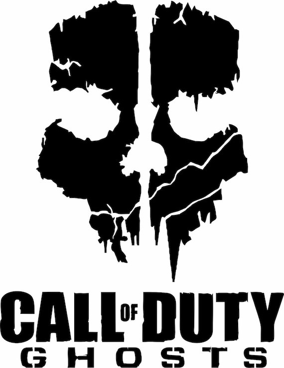 Call Of Duty Ghosts Logo Stencil
