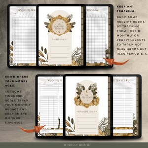 Cozy Boho Digital Life Planner | Undated PDF Planner + Notebook ...