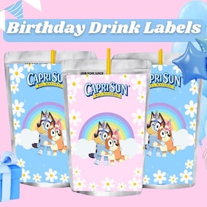 Bluey Capri Suns Labels - Etsy