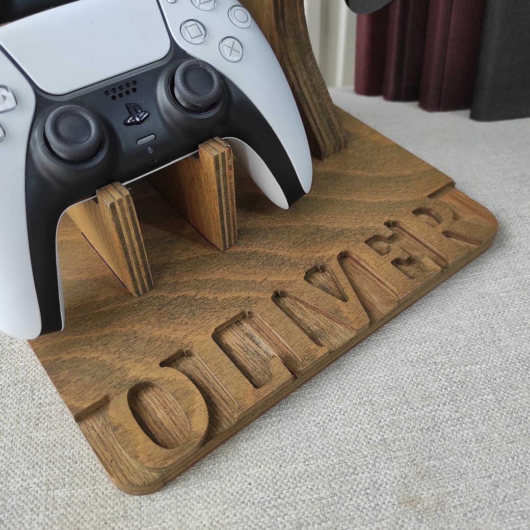 Wood Controller Stand Gift, Wood Controller Ps5 Stand, Wood Controller ...