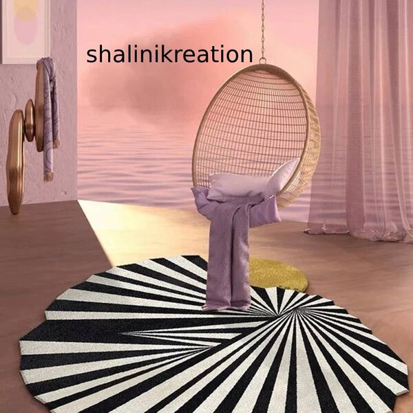 Asymmetrical Area Rug - Etsy