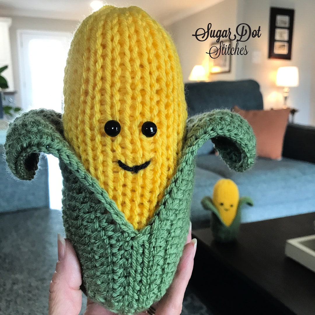 Its Corn Stuffie With Removable Husk - Handmade - Play Food - Plushie ...
