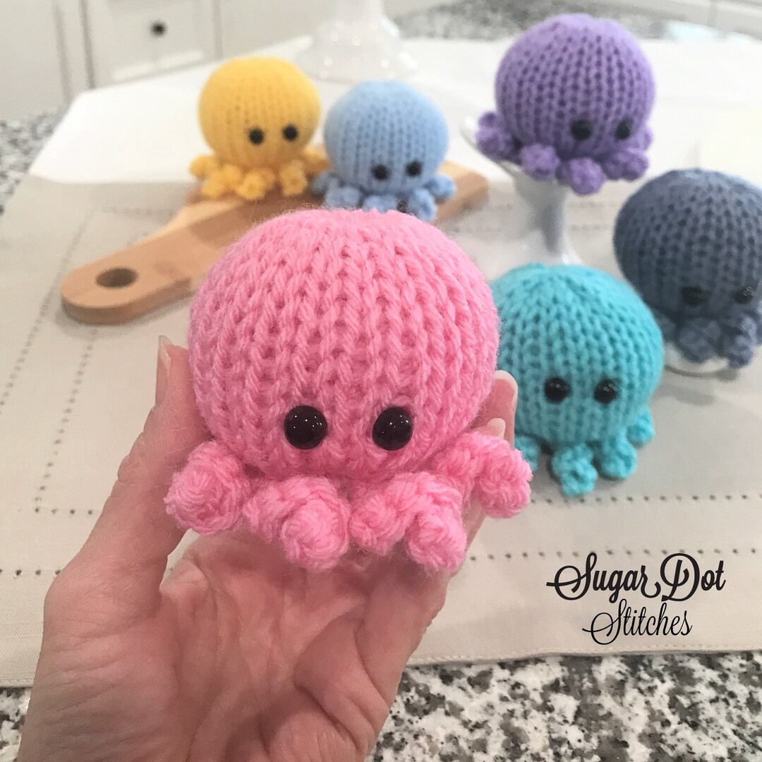 Mini Stuffed Octopus - Stuffie - Plushie - Toy - Handmade - Etsy