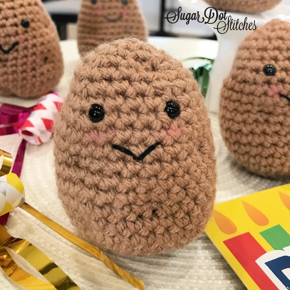Hot Potato Stuffed Toy for Birthday Party Game Positive Potato Kids Birthday Activity Handmade Etsy