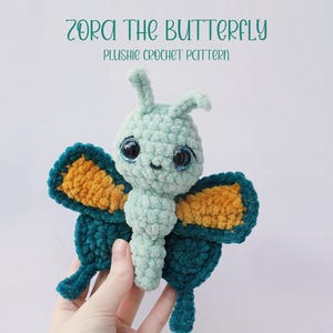 Crochet Pattern - Zora the Butterfly Plushie - Etsy