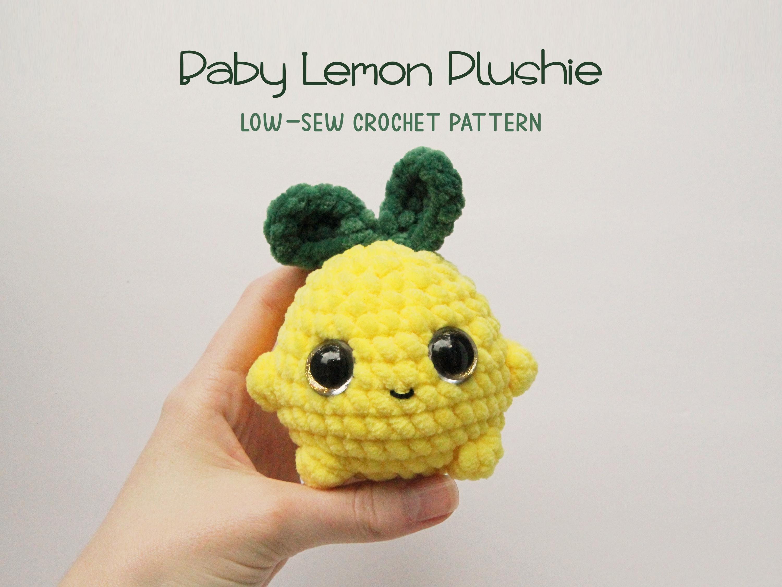 LOW-SEW Crochet Pattern - Baby Lemon Plushie - Etsy