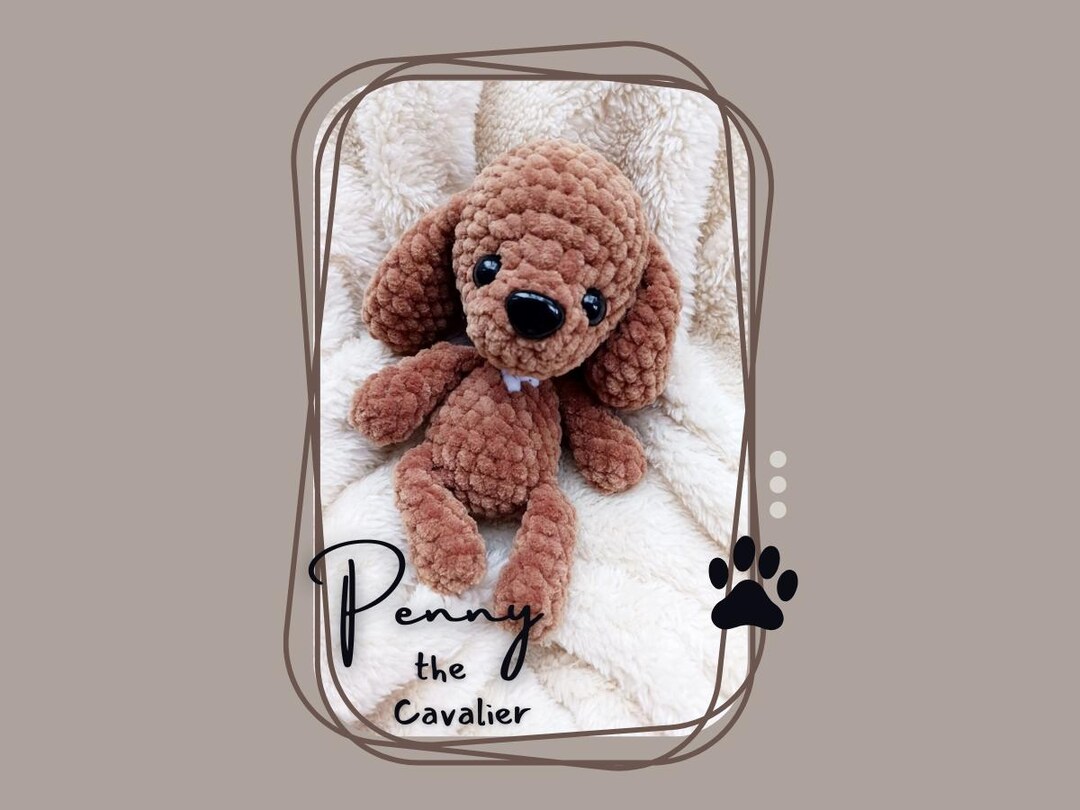 CROCHET PATTERN - Cavalier King Charles Spaniel Ruby - Etsy