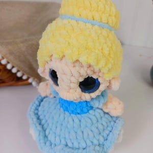 The Blue Princess - DIGITAL PATTERN Amigurumi Plushie Fairytale Doll - Etsy