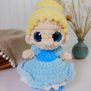 The Blue Princess - DIGITAL PATTERN Amigurumi Plushie Fairytale Doll - Etsy