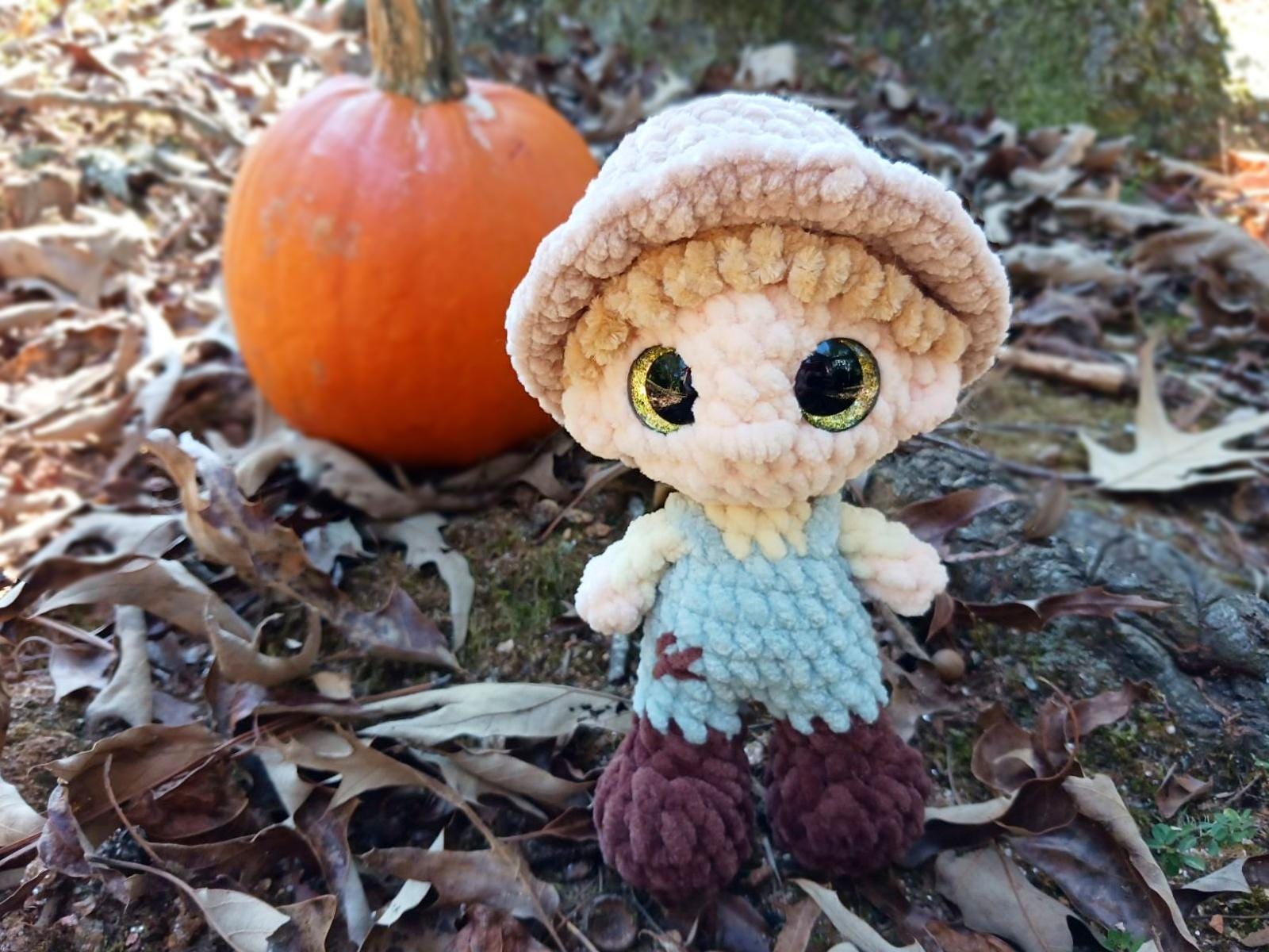 2-in-1 Scarecrow Dolls - DIGITAL PATTERN Autumn Amigurumi Plushie Doll ...
