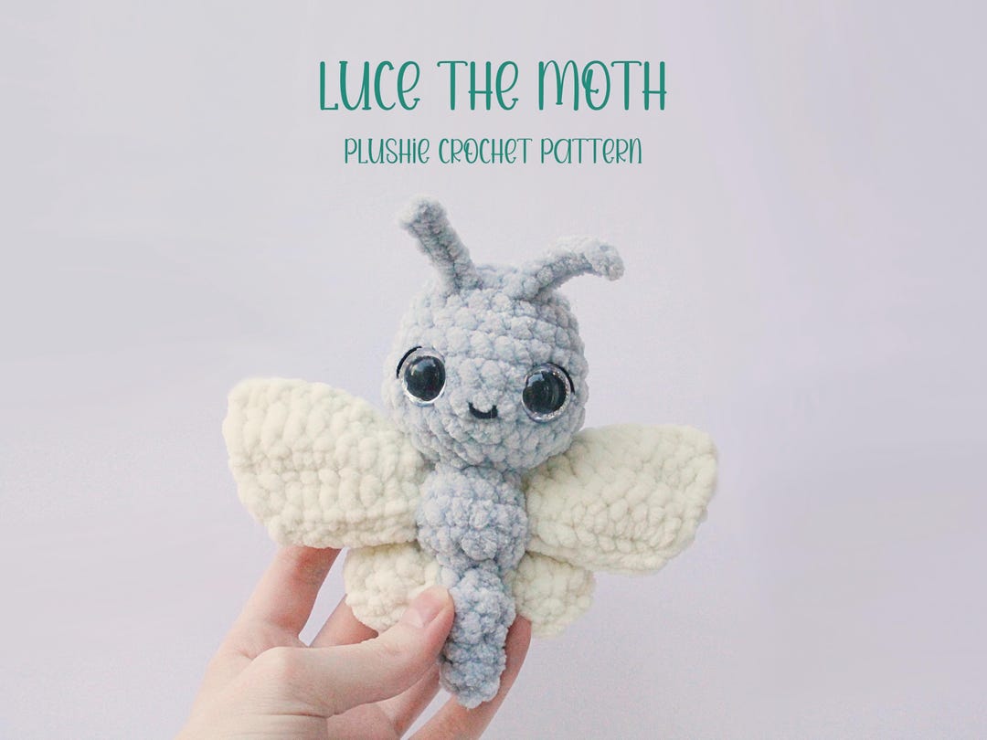 Crochet Pattern - Luce the Moth Plushie - Etsy