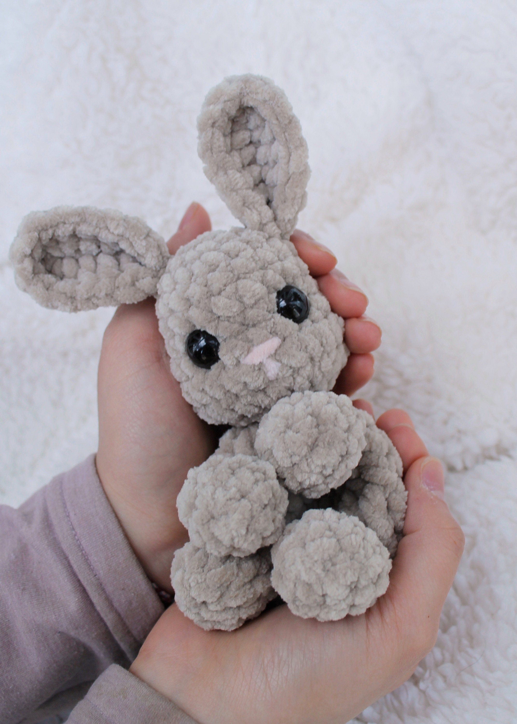 NO-SEW Crochet Pattern - Binky the Baby Bunny Plushie - Etsy