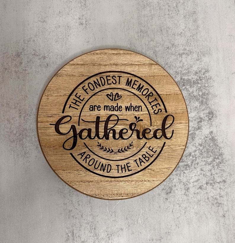 Customized Engraved MINI Lazy Susan | Personalized Home Decor | Kitchen ...