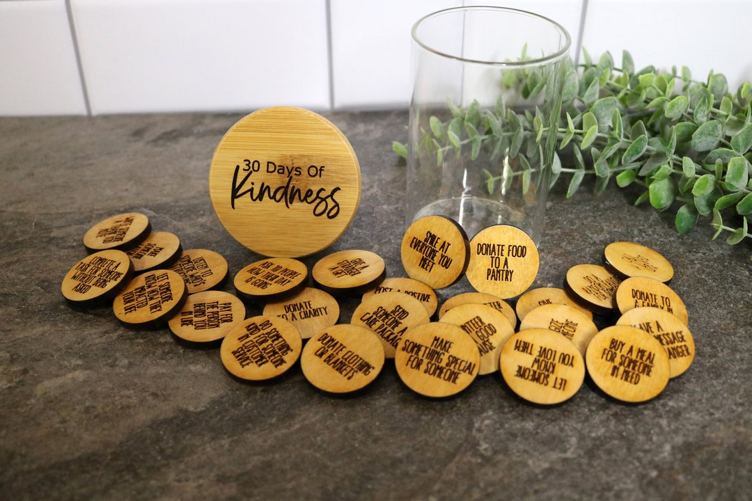 30 Acts of Kindness Coins in a Jar | Kindness Challenge | Mindfulness ...