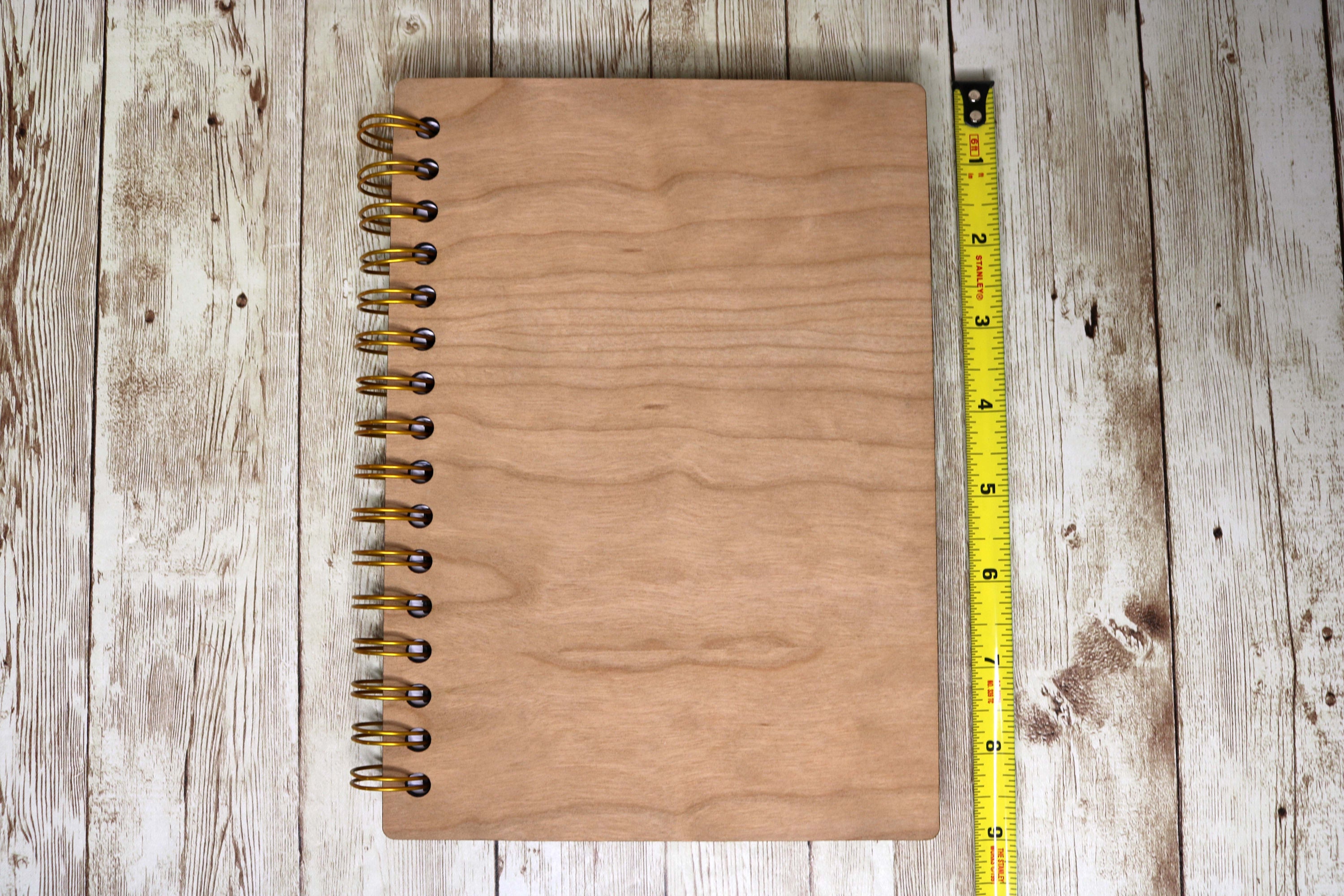 Serenity Prayer Wooden Journal Sobriety Notebook Sketch - Etsy