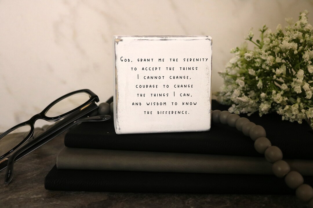 Custom Bible Scripture Mini Wood Block Sign| Rustic Home Decor| Bible ...