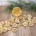 Positive Affirmation Tokens| 30 Positivity Tokens| Customizable Wooden ...