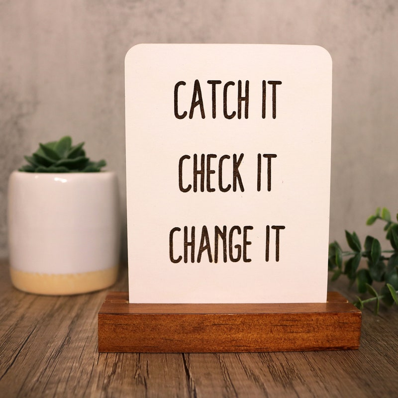 Wooden Positive Signs - Etsy