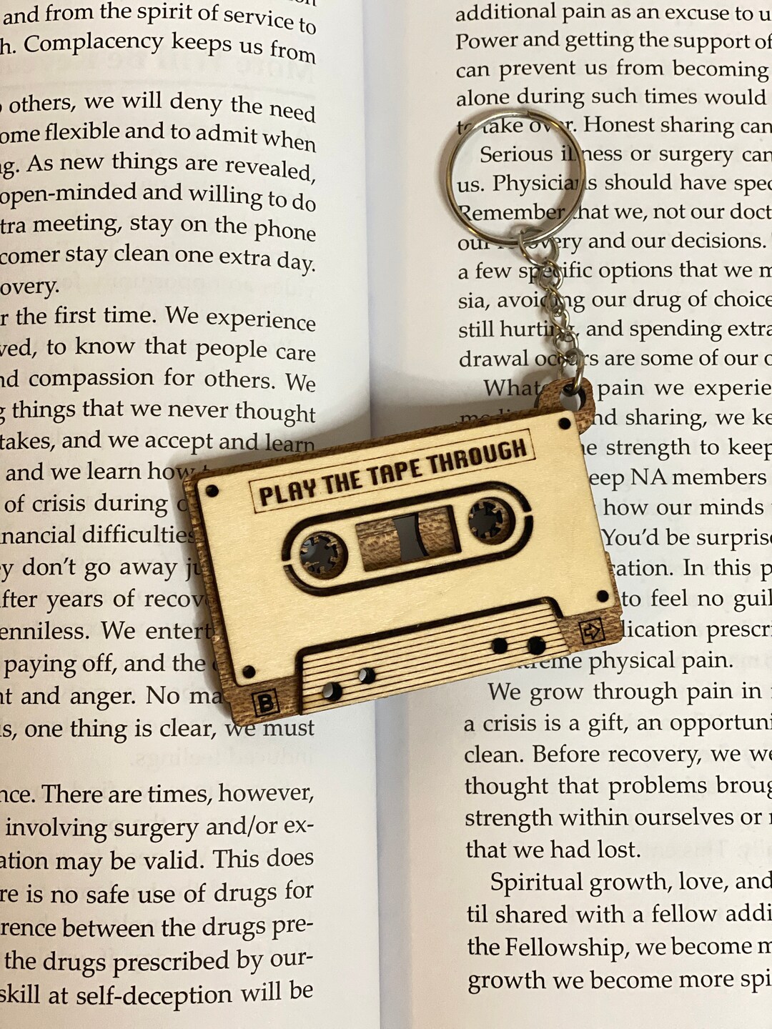 Handmade Wooden Cassette Tape Keychain | Laser Cut & Engraved ...