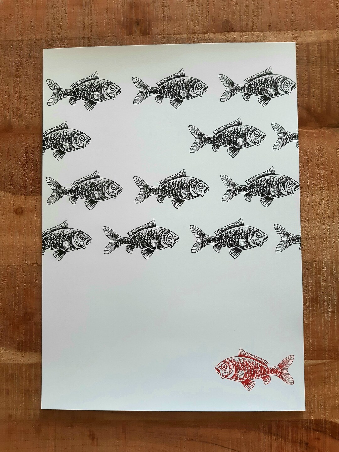 Fish, Swimming, Against the Current, Poster, Poster, Digital Print - Etsy