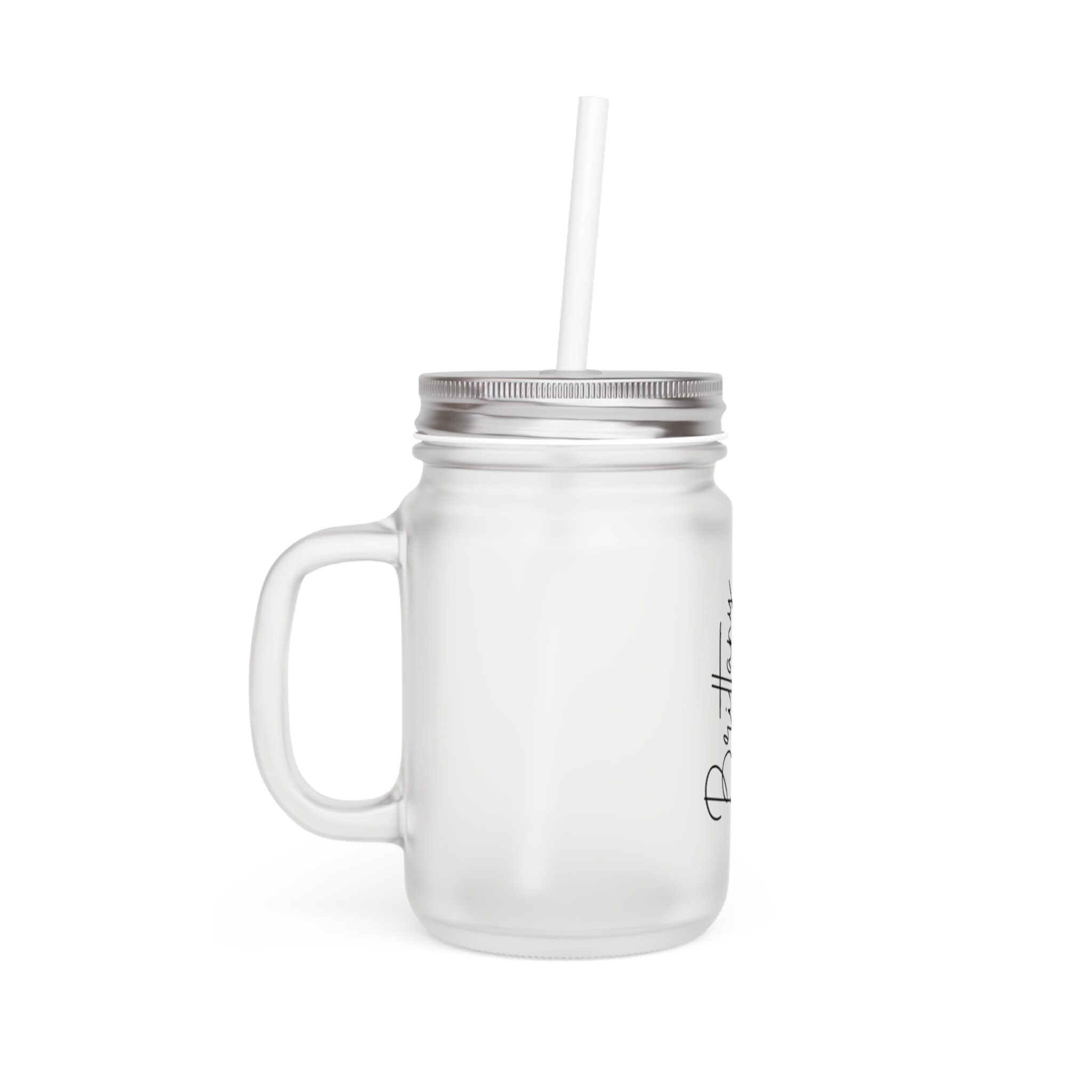 Custom Name & Font Mason Jar, Personalized Drinkware, Unique Kitchen ...