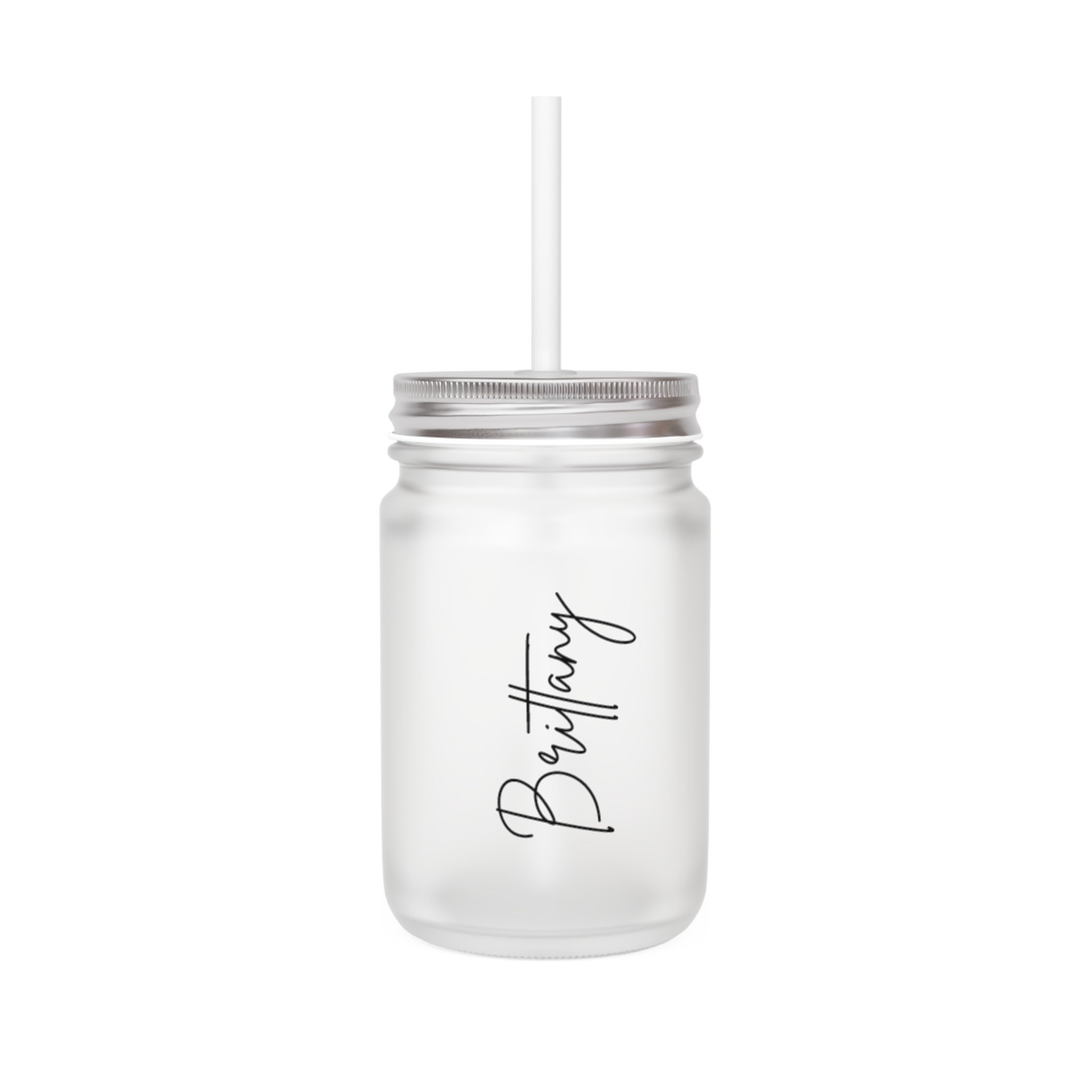 Custom Name & Font Mason Jar, Personalized Drinkware, Unique Kitchen ...