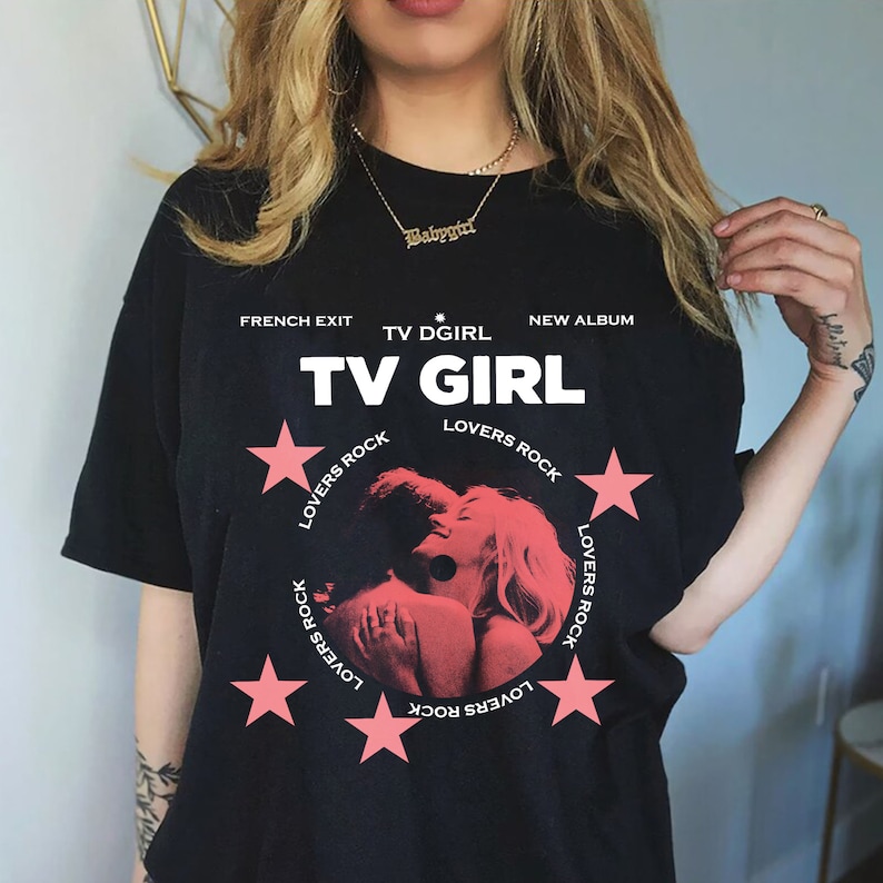 90s Vintage Pop Music TV Girl, TV Girl French Exit Tee, TV Girl Artist ...