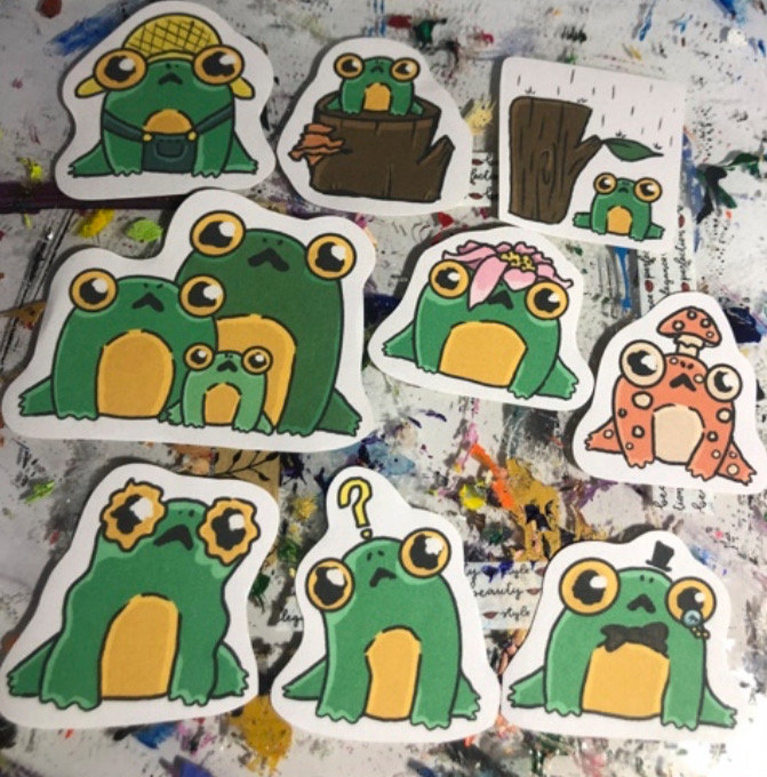 Frog Sticker Pack 2 - Etsy