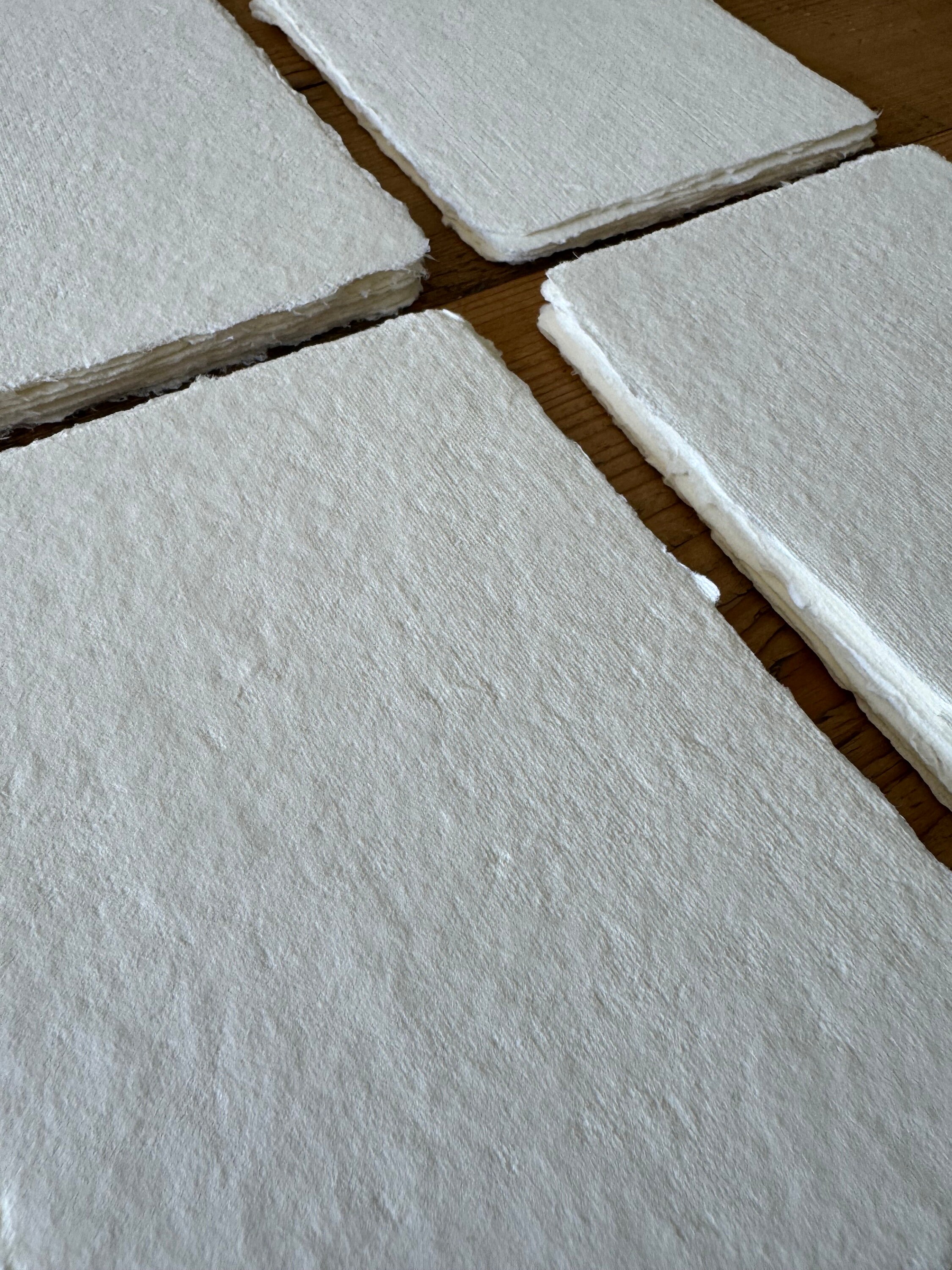 Cream Cotton Abaca Paper : Pack of 10 - Etsy