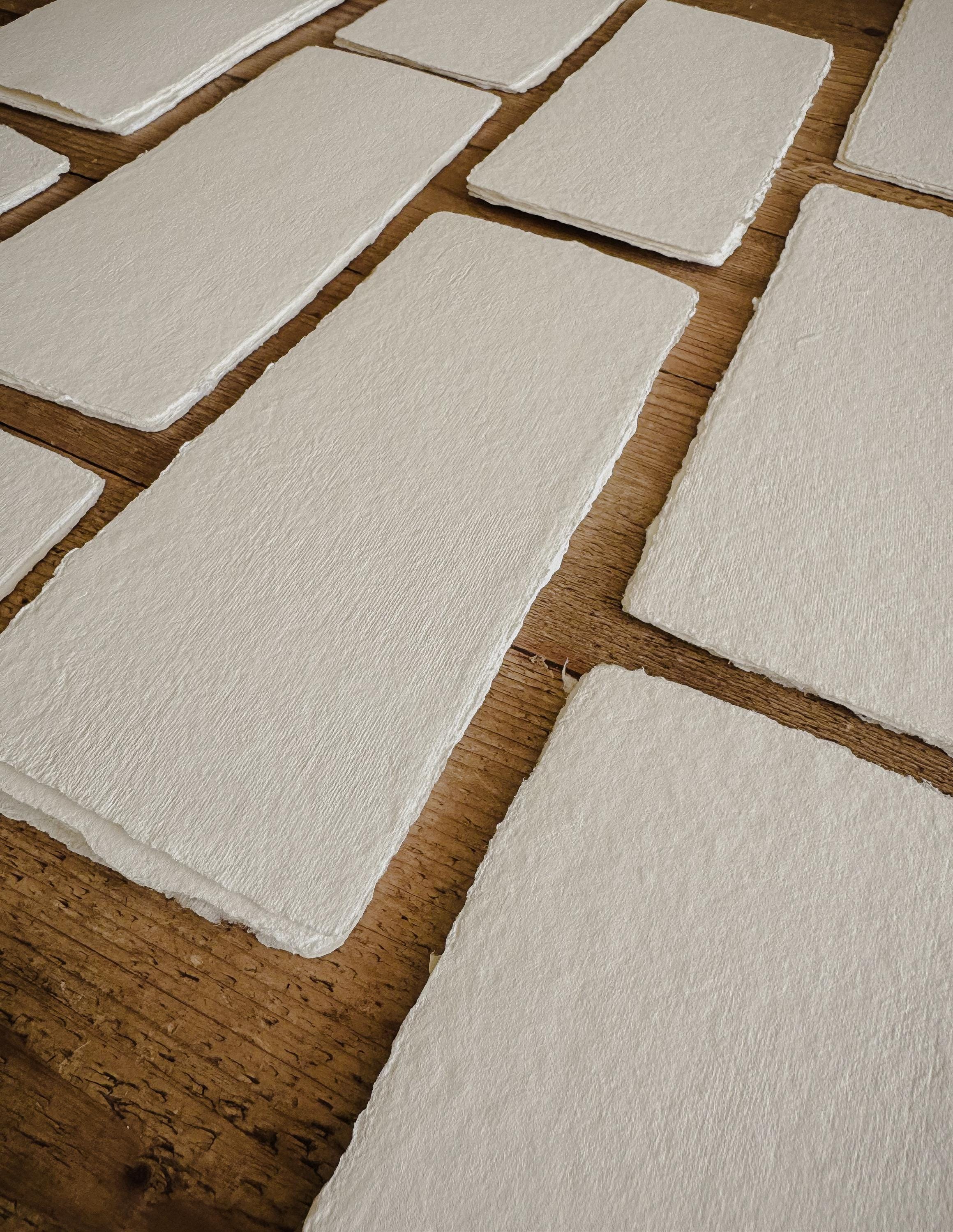 Cream Cotton Abaca Paper : Pack of 10 - Etsy