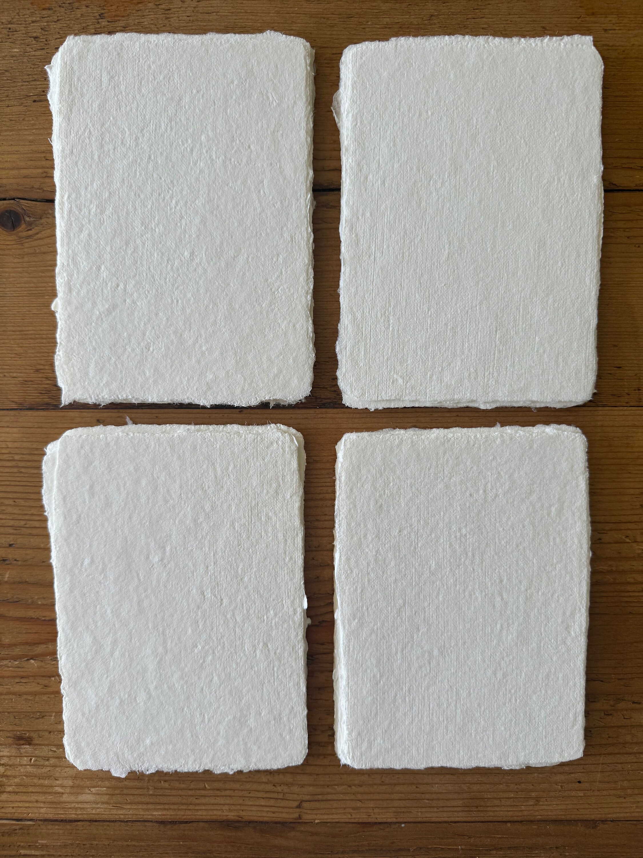 Cream Cotton Abaca Paper : Pack of 10 - Etsy