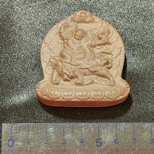 Original Handmade Wrathful Padmasambhava Tsatsa, Tibetan Clay Tsatsa ...