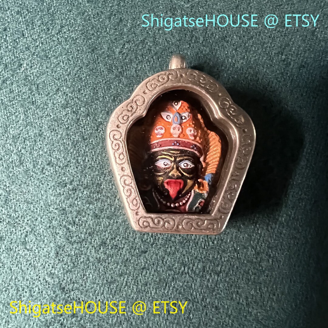 Premium Handmade Shri Devi Drashi Lhamo Tsatsa, Tibetan Tsatsa Pendant ...
