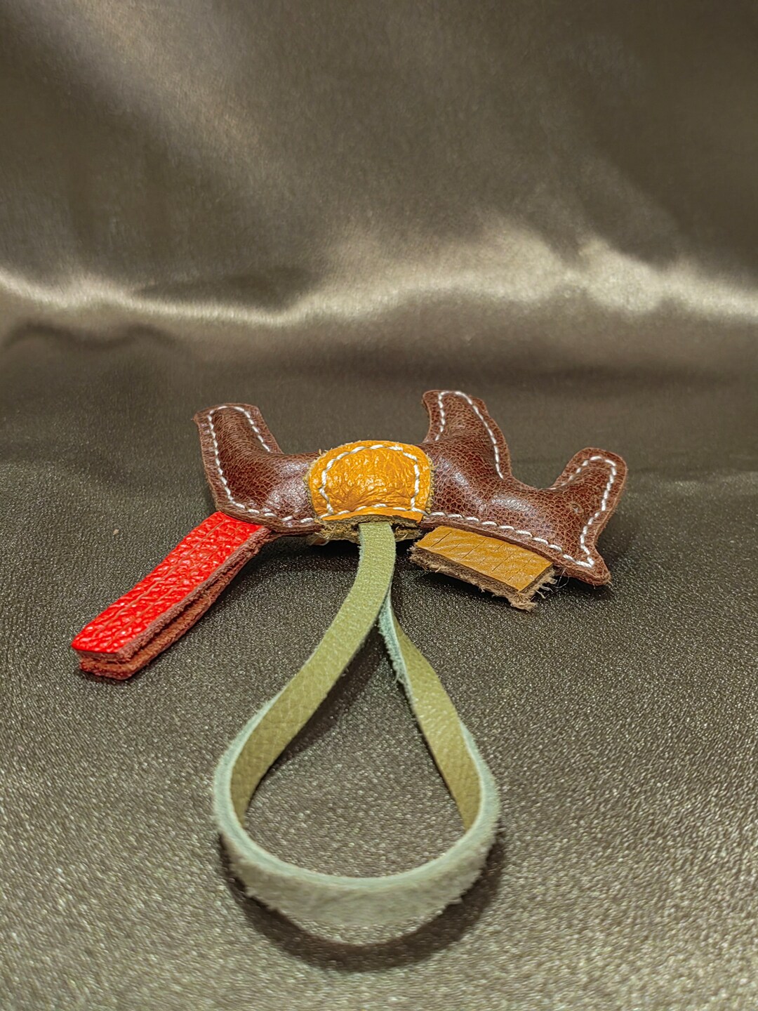 Tibetan Modern Art, Tibetan Yak Leather Artwork, Key Pendant, Handmade ...